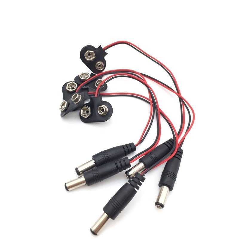 9V Battery Snap Connector with jack connector – siratek