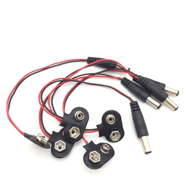 9V Battery Snap Connector with jack connector – siratek